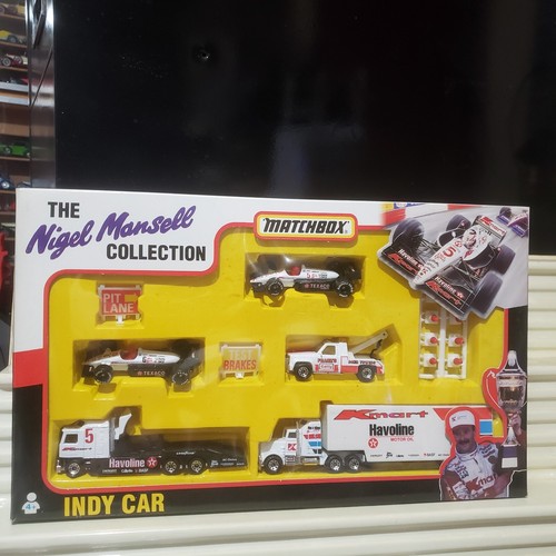 MATCHBOX 1993 NM832 The NIGEL MANSELL COLLECTION INDY Gift Set Nu in C9 ...