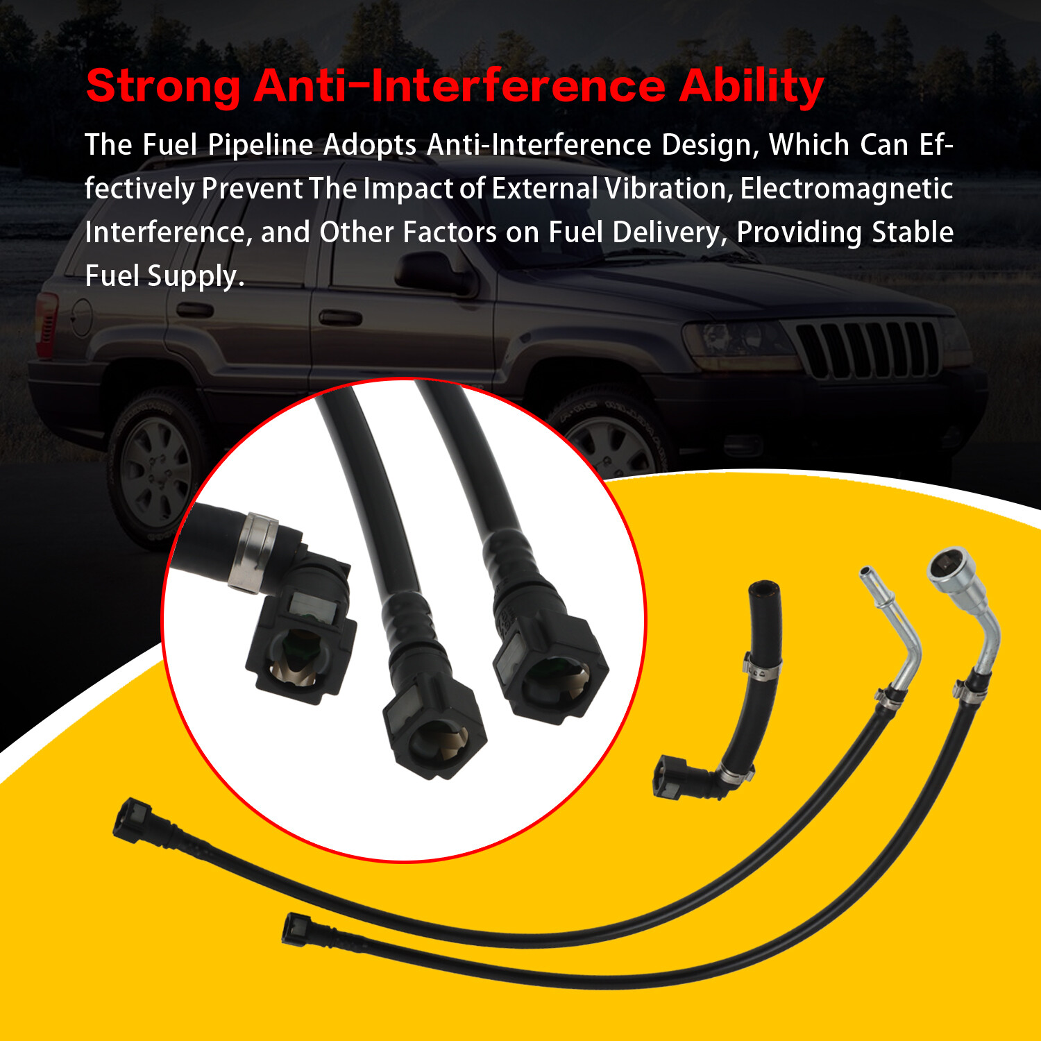 Pump to Filter Fuel Line Set Fit for 99-2004 Jeep Grand Cherokee 4.7L ...