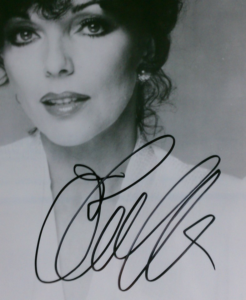 JOAN COLLINS ACTRESS AUTOGRAPH ORIGINAL W/COA 8X10 AUTOGRAPHED SIGNED ...