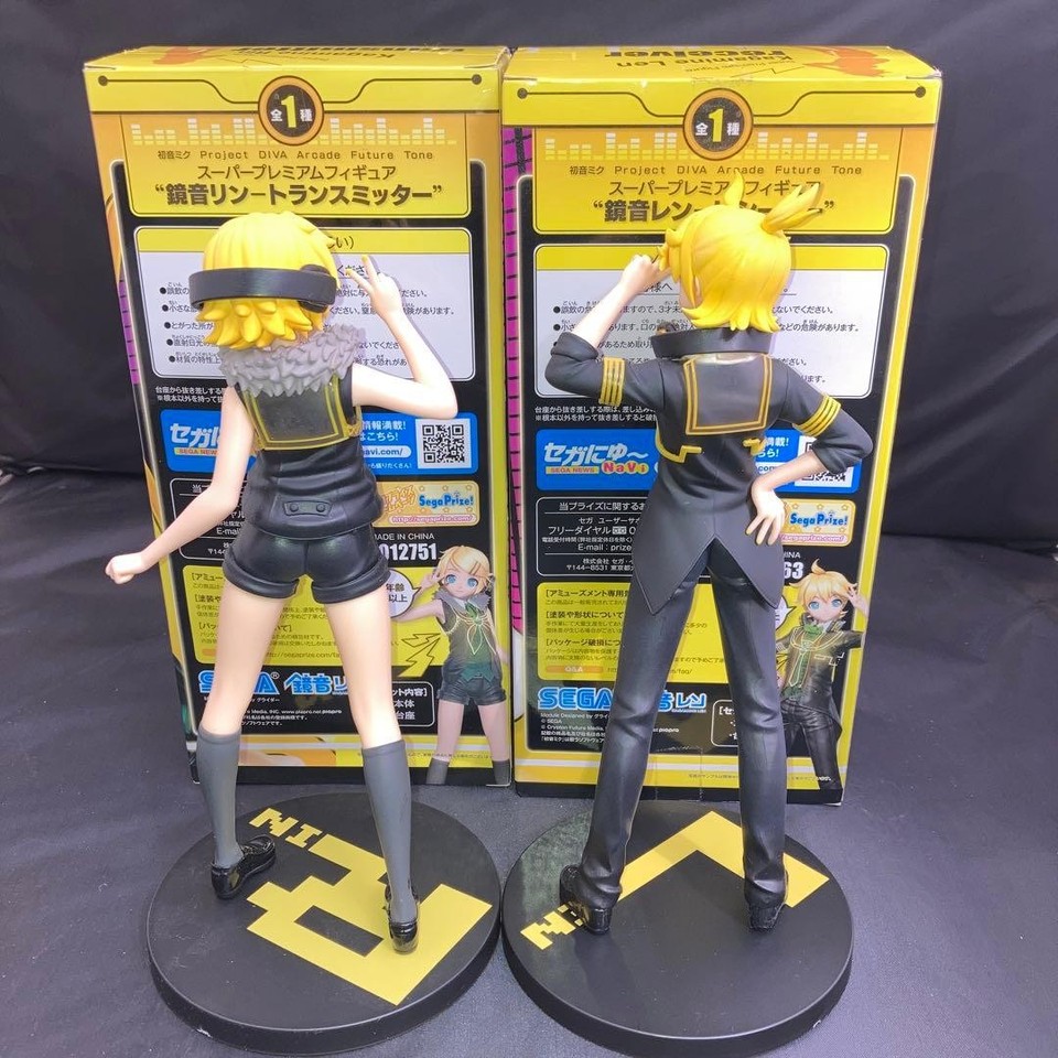 [USED] SEGA Project DIVA Arcade Future Tone Kagamine Len Rin SPM Figure ...