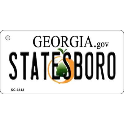 Statesboro Georgia State License Plate Tag Novelty Key Chain KC-6143 | eBay