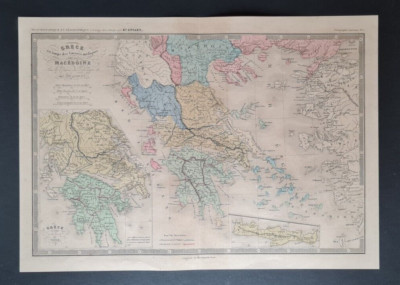 Pre-1900 - Greece Map - 5