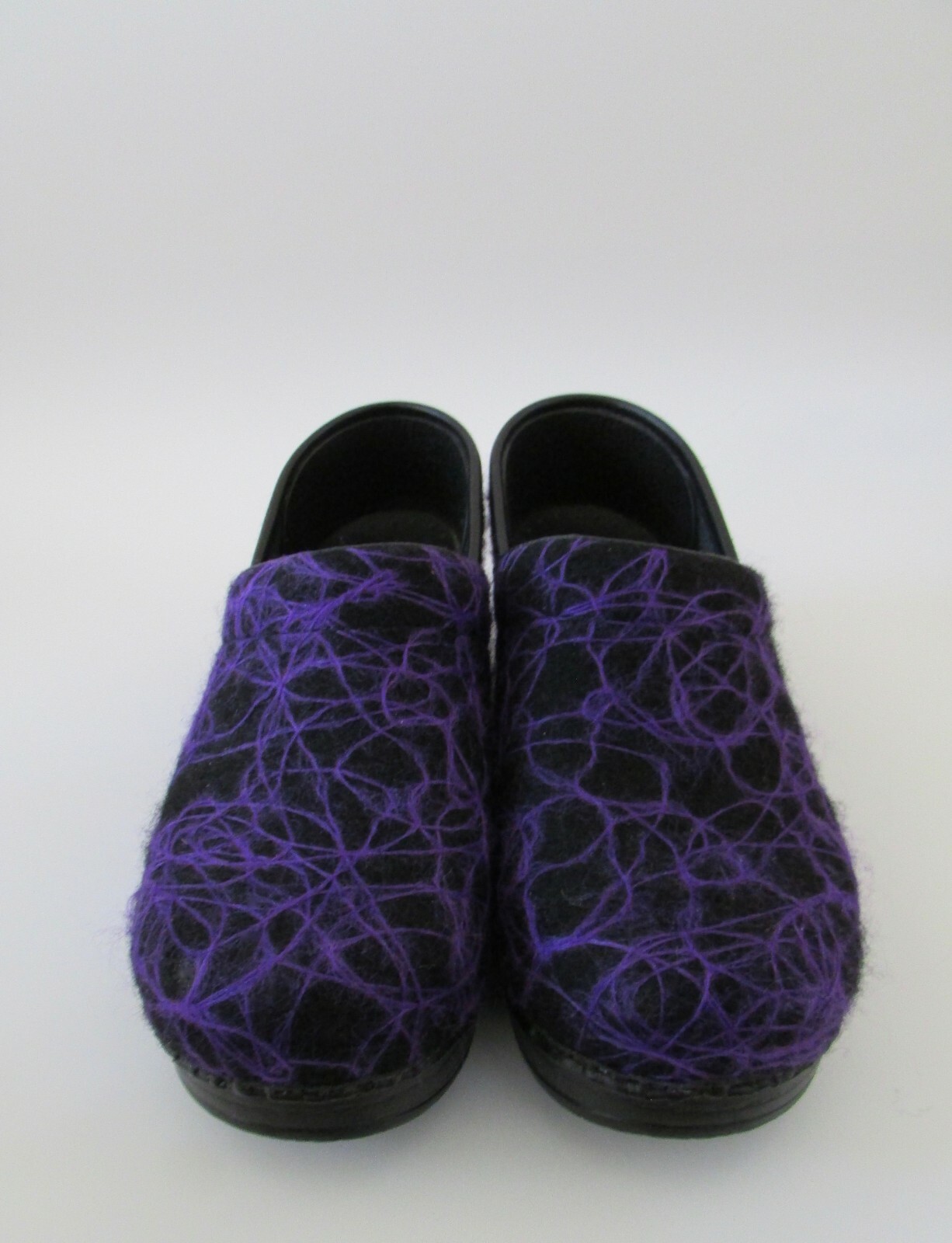 DANSKO Purple Wool Swirl Clogs Sz 37 6.5-7 | eBay