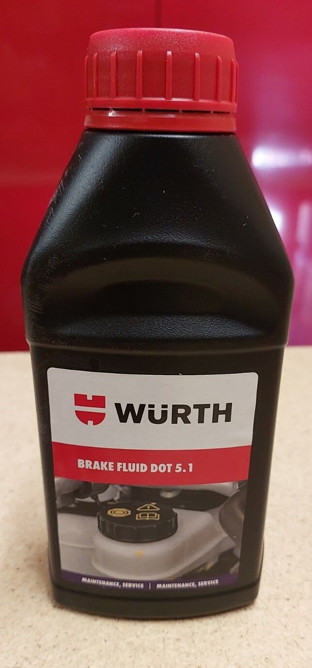 Wurth Brake Fluid 5.1 (0892950051) 500ml | eBay Australia
