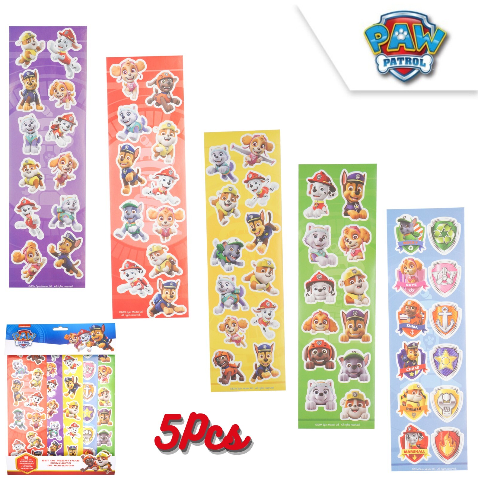 Self Adhesive Kids Cartoon Sticker Sheets & Back To School Stationery ...