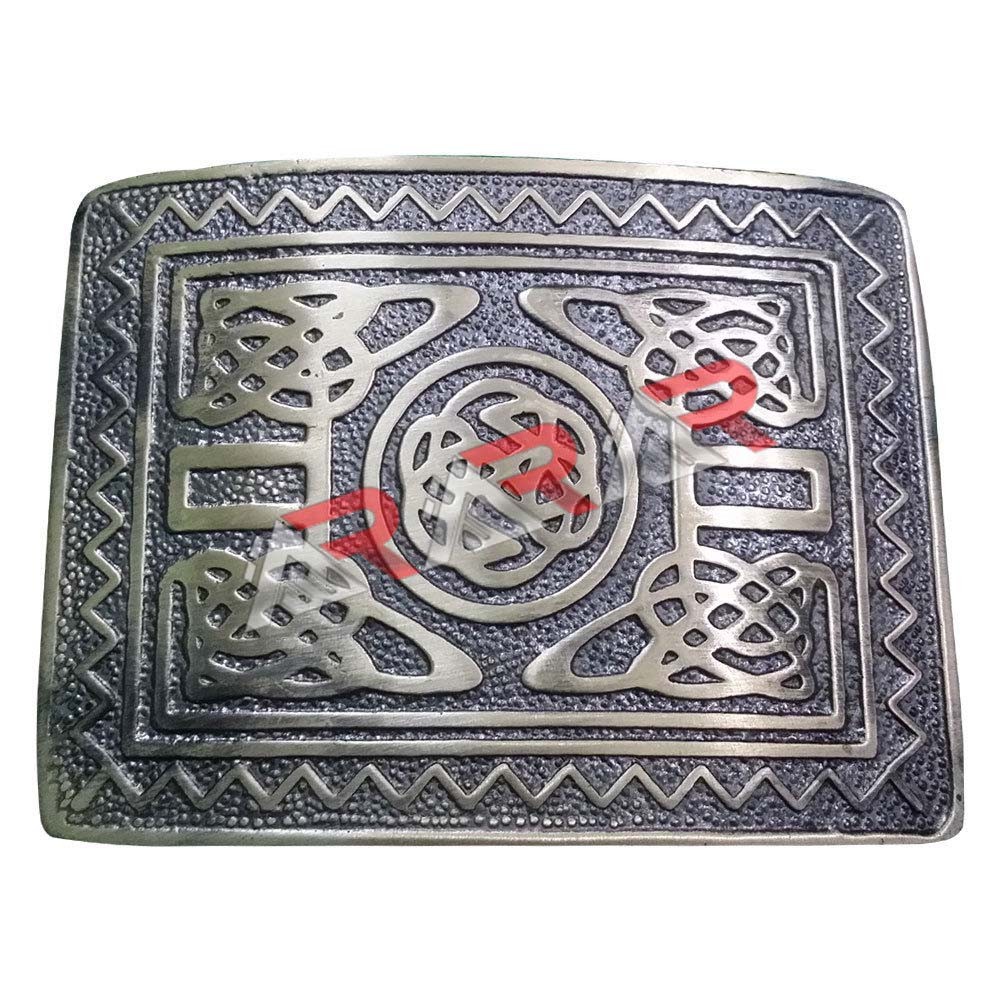 Scottish Kilt Buckle Belt Highland Swirl Celtic Design Antique Finish 3 ...