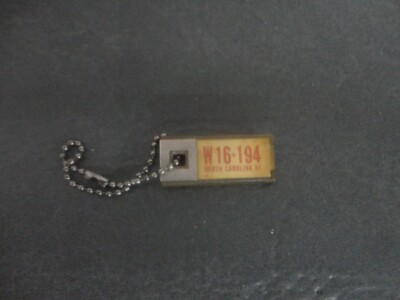 1951 NC.. DAV LICENSE PLATE KEY CHAIN TYPE | eBay