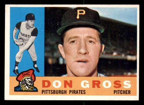 1960 Topps #284 Don Gross Near Mint Pirates ID:359976 | eBay