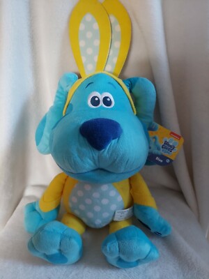 Blues Clues & You 16" Plush EASTER BUNNY BLUE Stuffed Animal | eBay