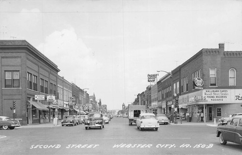 J78/ Webster City Iowa RPPC Postcard c40-50s Main Street Stores 38 | eBay