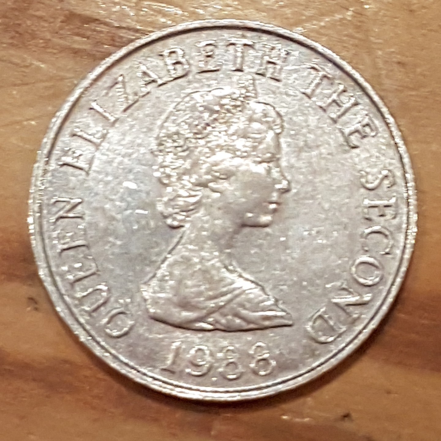 1988 Queen Elizabeth The Second Bailiwick of Jersey Five Pence Coin | eBay