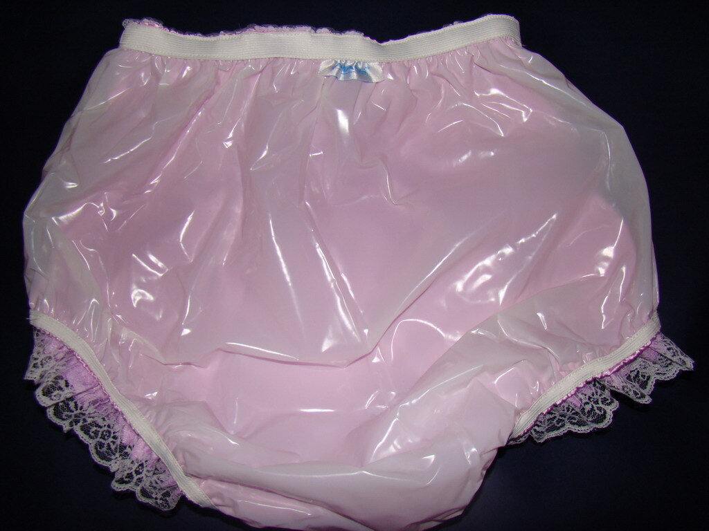 New Adult Pull-On Locking Plastic Pants Color Glass Clear EVA# P016-9 ...