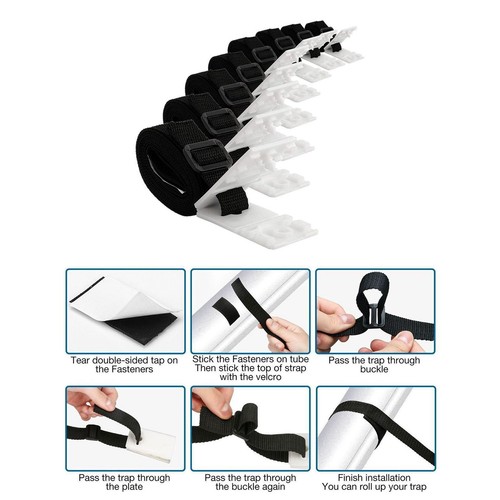 8 Pieces Pool Cover Straps Portable Practical for Outdoor above Ground ...