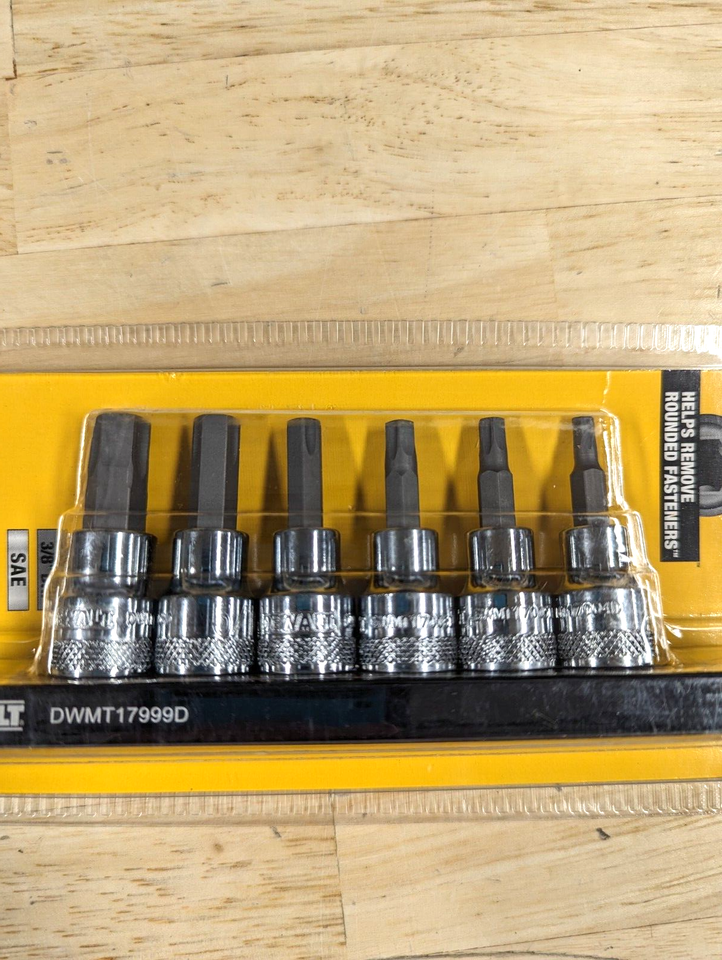Dewalt 3/8in. Drive SAE Hex Socket Set 6-pcs | 0076174170009 ...