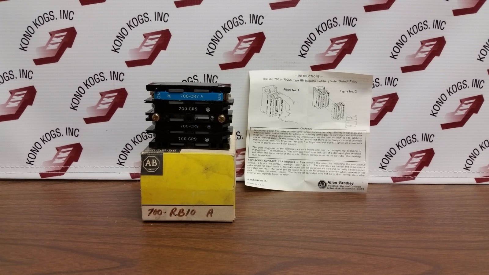 NOS Allen-Bradley 700-RB10 Ser. A Magnetic Sealed Switching Relay | eBay