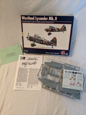 Pavla Westland Lysander Mk.II 1/72 Scale Model Kit Unassembled 72048 | eBay
