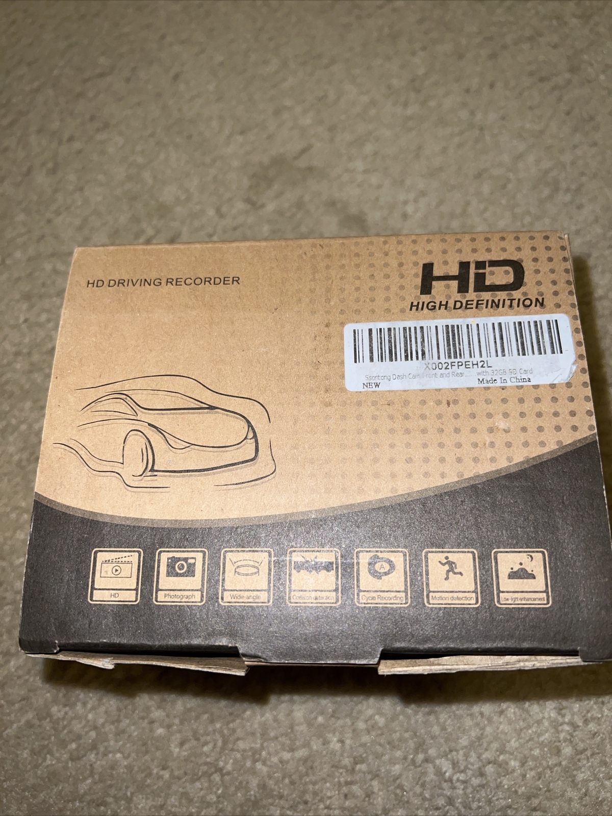 Black Box HD Driving Recorder Black 3" Screen New Open Box Free ...