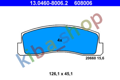BRAKE PADS SET FRONT FITS LADA NIVA 16-19D 1276- | eBay UK