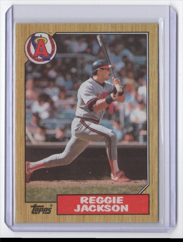 1987 Topps Reggie Jackson California Angels #300 | eBay