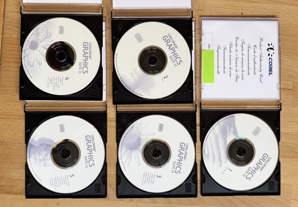 CorelDRAW Graphics Suite 11 für Windows und Macintosch 5CDs | eBay.de