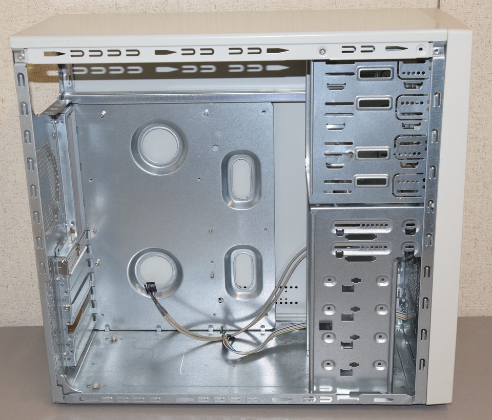 Generic Vintage Beige ATX PC Case for Sleeper Retro Build 4x 5.25" Bay ...