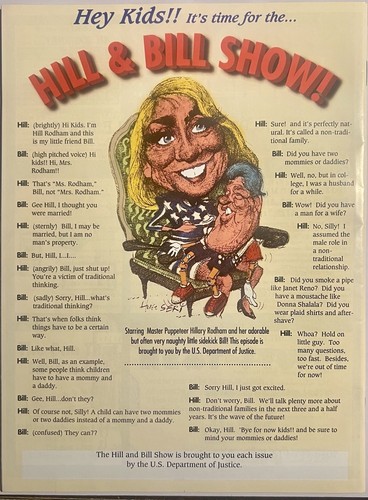 Vintage, Pristine “Slick Times” Political Magazine - Bill And Hillary ...