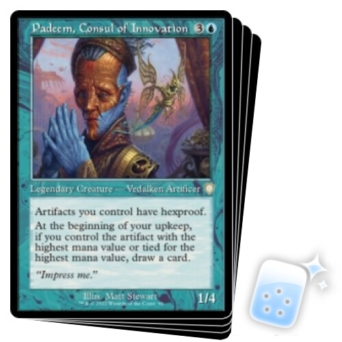 Padeem, Consul Of Innovation X4 M/NM Magic MTG The Brothers' War ...