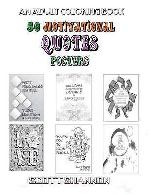 An Adult Coloring Book: Motivational Quotes Posters by Associate ...