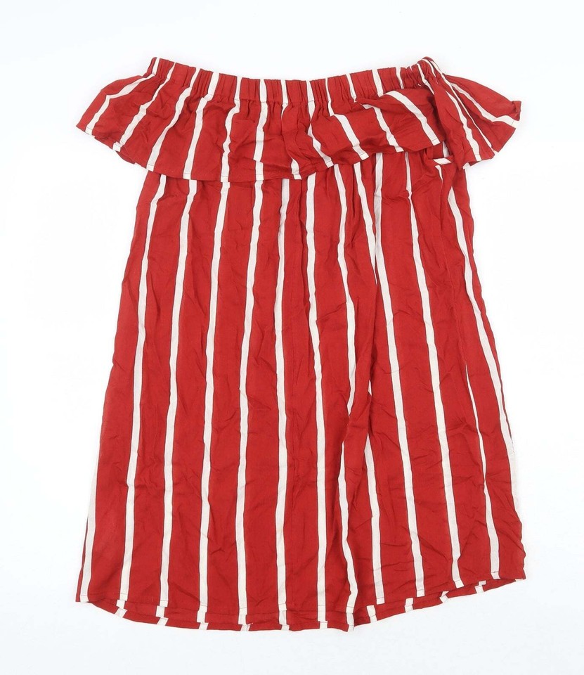 Primark Womens Red Viscose Blend Trapeze & Swing Size 10 | eBay UK