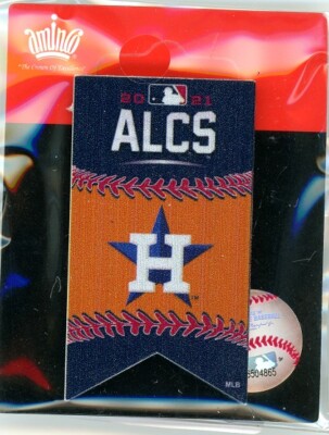 Astros 2021 ALCS Banner Pin Houston New in package American League ...