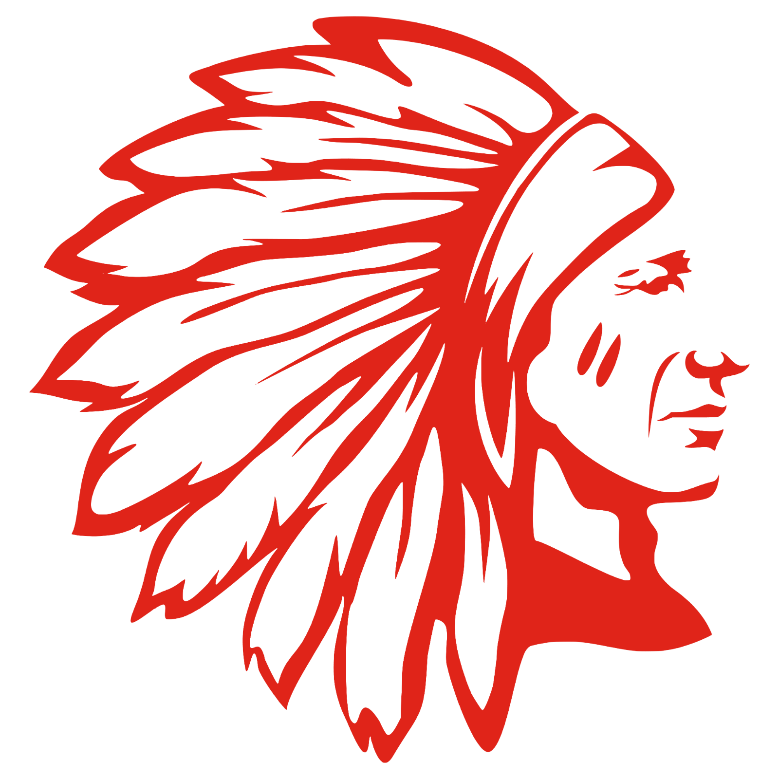 Indian Chief Headdress Decal Car Truck Tumbler Wall Window Sticker 22 ...