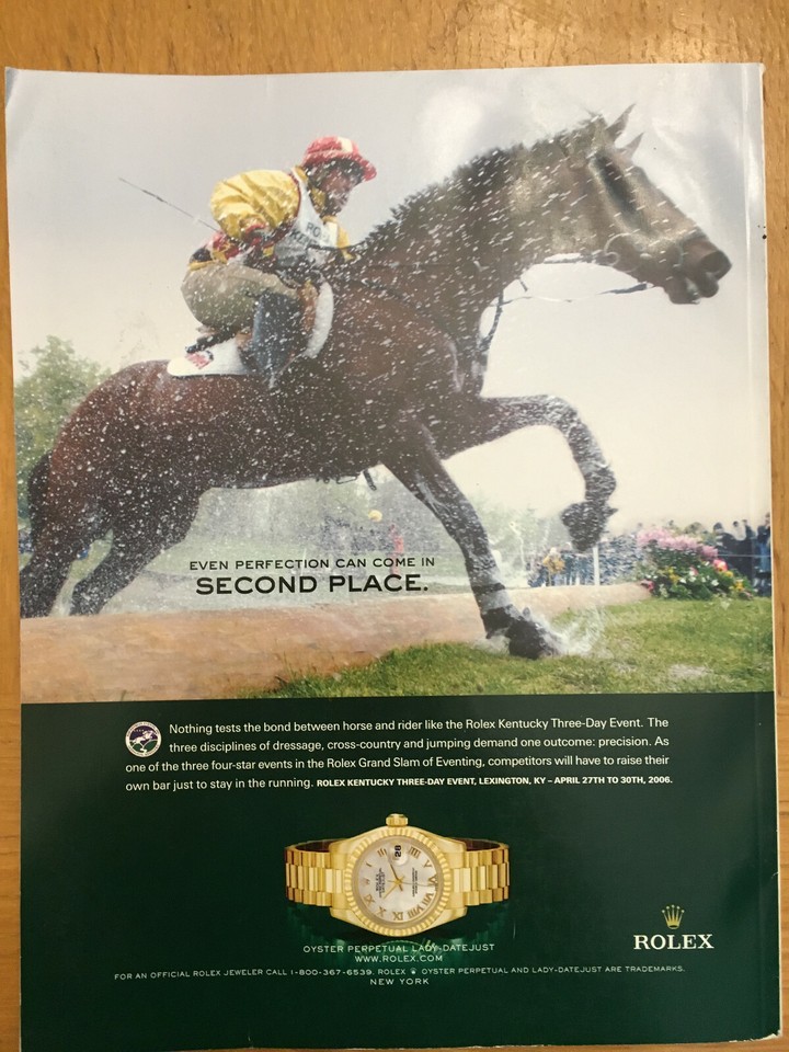 Rolex Kentucky Three-Day Event Program 2006 -Eventing CCI Lexington ...