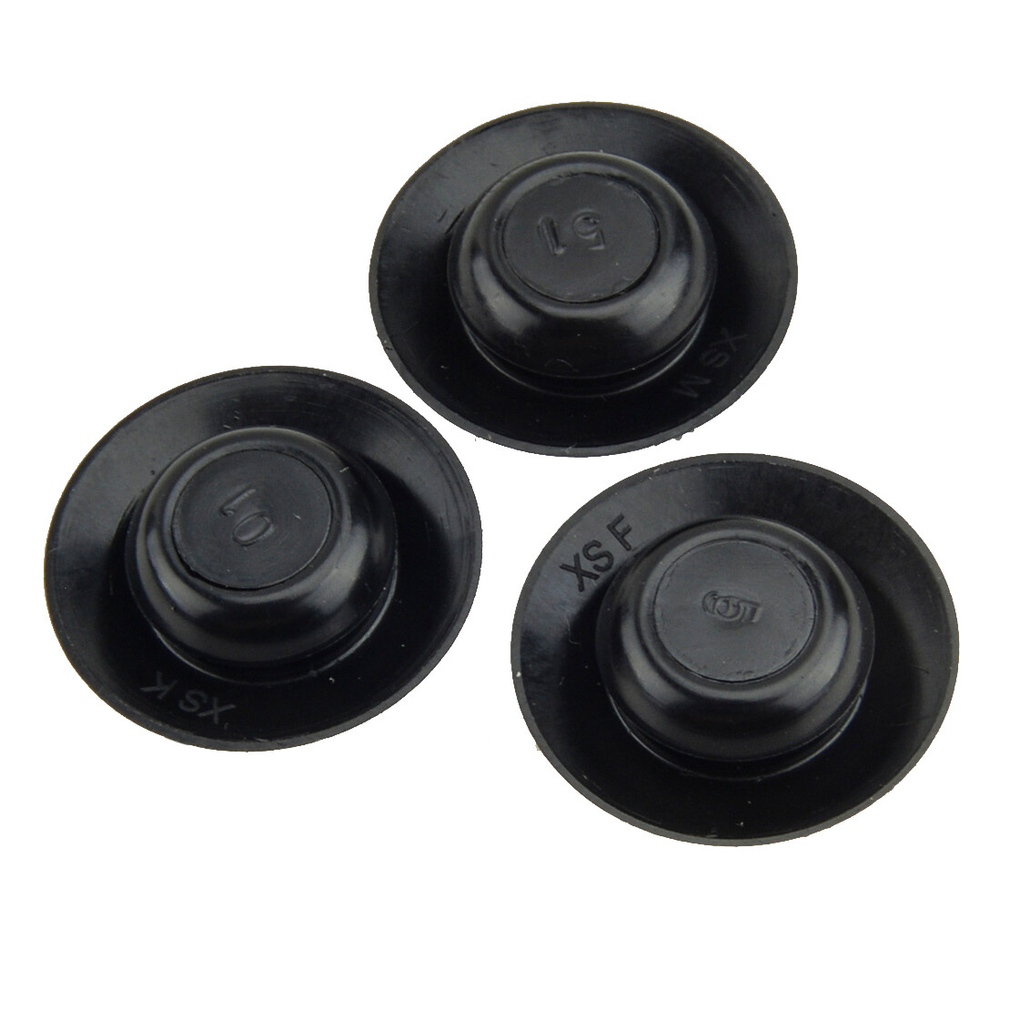 100pcs Black 1/2" Hole Flush Mount Body & Sheet Metal Plug Button Acc ...