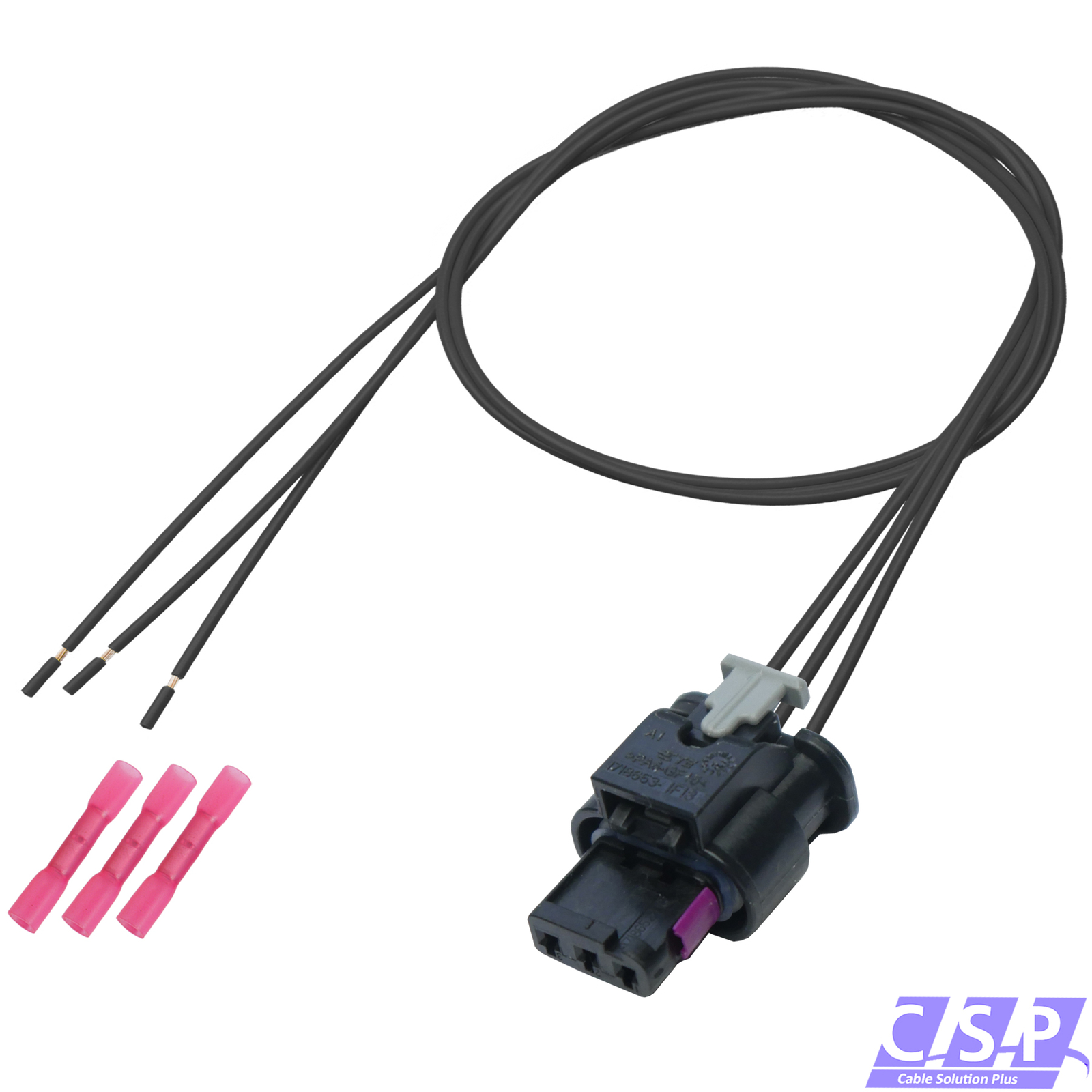 Reparatursatz Kabelsatz 3-polig Stecker wie VW 4F0973703 / 4F0 973 703 ...