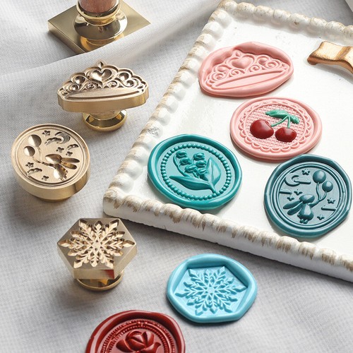 DIY Embossed Stamp Alloy Seal Head Wax Sealing Party Invitation ...