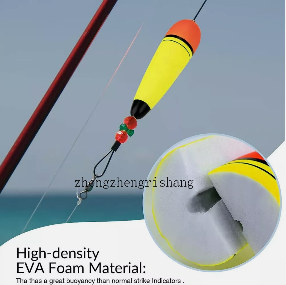 4Pcs/lot Fishing Slip Bobbers EVA Fish Slider Float Oval Floats 10g ...