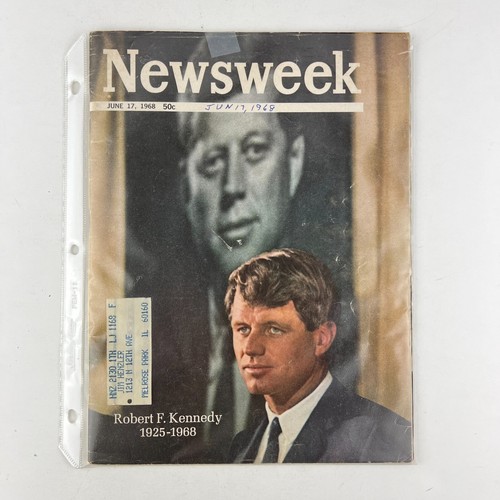 Newsweek Magazine June 17 1968 Robert F Kennedy Cover | eBay