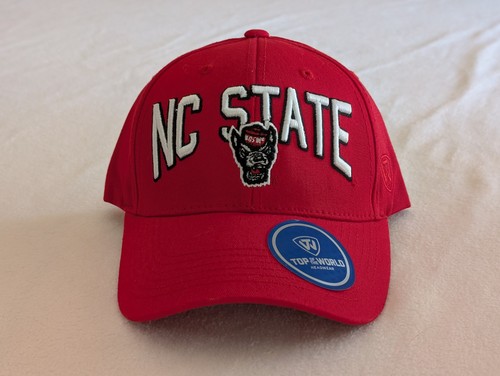 NORTH CAROLINA STATE UNIVERSITY WOLFPACK Top of The World Snapback Red ...