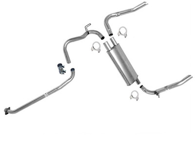 Muffler Dual Pipe Exhaust for Chevrolet Camaro 1983 1984 1992 V8 W/ Vin ...