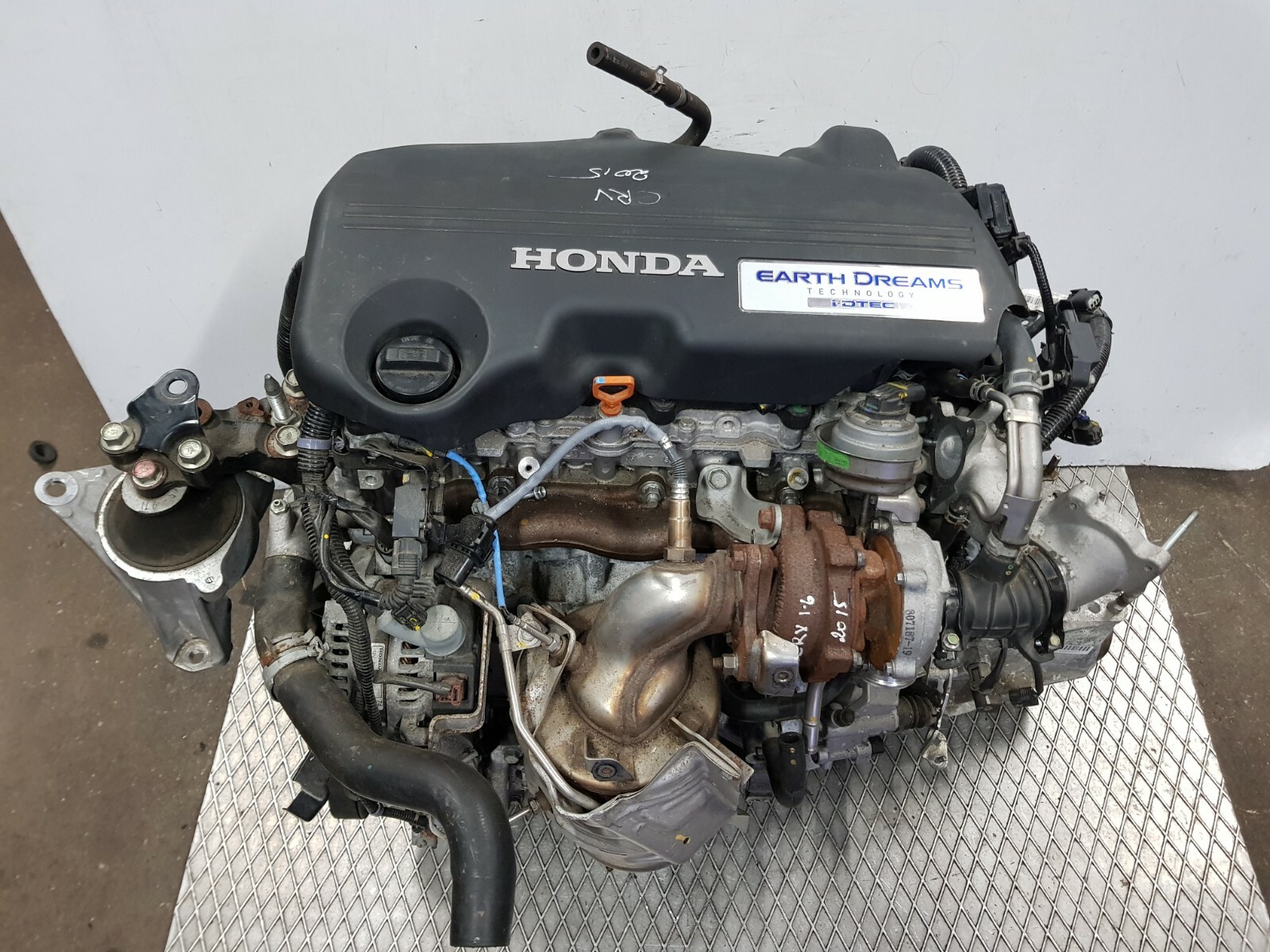 HONDA CR-V MK4 2015 1.6 DIESEL I-DTEC BARE ENGINE CODE N16A2 15K MILES ...
