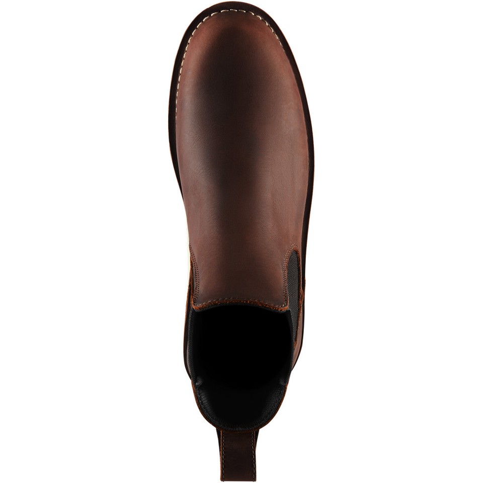 DANNER® BULL RUN CHELSEA 6" BROWN WORK BOOTS 15481 - ALL SIZES - NEW | eBay