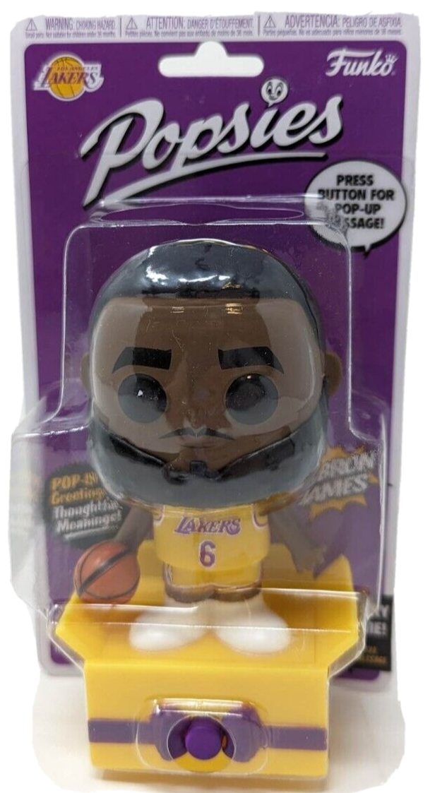 Funko Popsies Lakers Lebron James Figure Pop-Up Message New | eBay