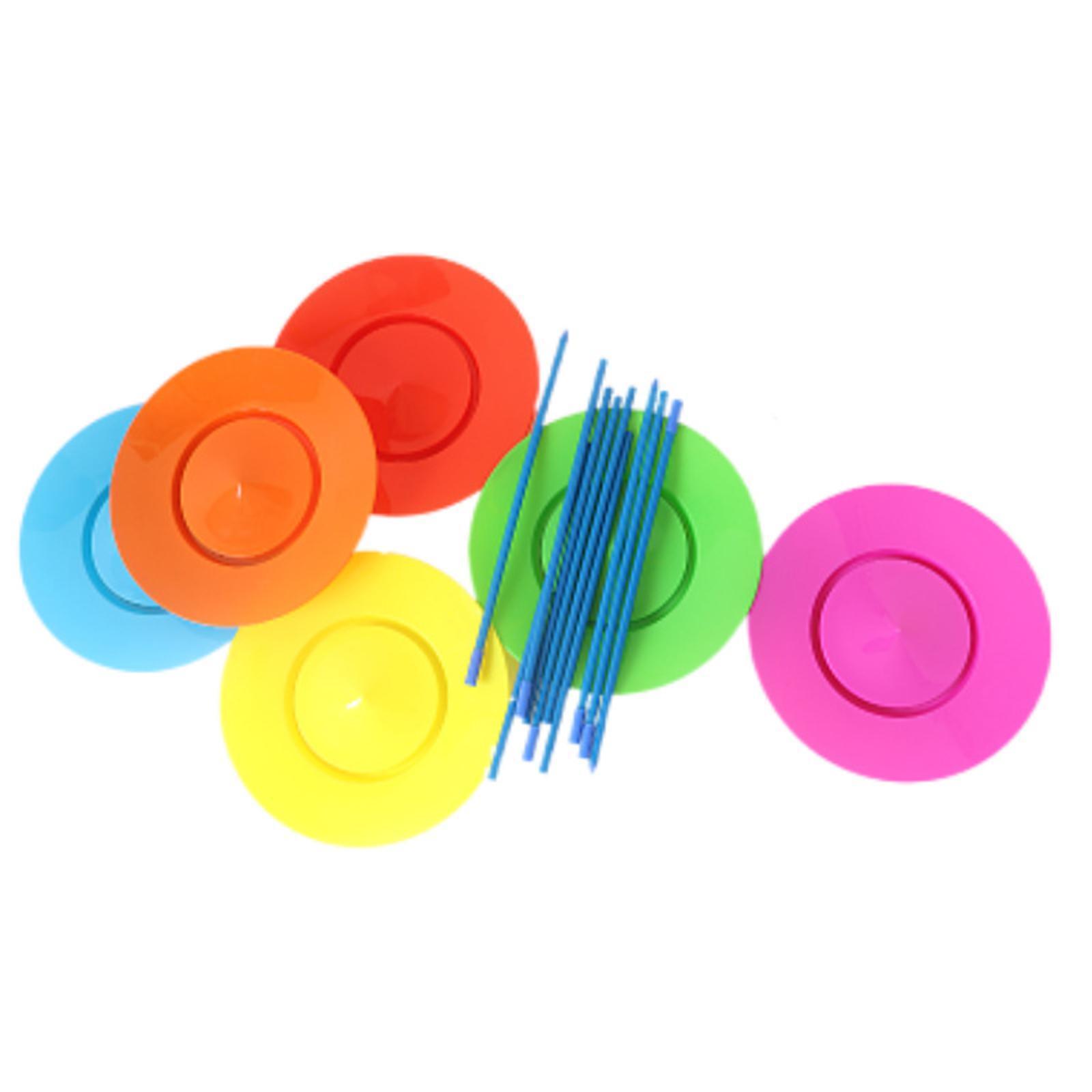 6Pcs Juggling Set Party Carnival Interactive Juggling Plate Children ...