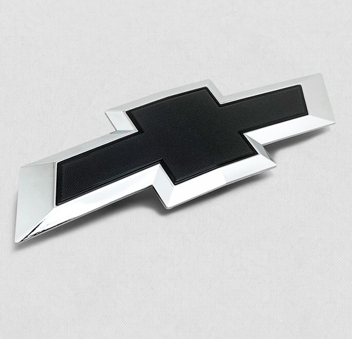 New Chrome Black Front Bowtie Emblem for 2016 - 2018 Silverado 1500 | eBay