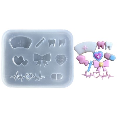 Teeth Mold Shaker Resin Mold Fillers Silicone Quicksand Shaker Filling ...