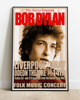 Bob Dylan Liverpool 1966 Tour Poster - Live Up To 36" | eBay UK