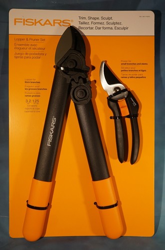 NEW Fiskars 2-pc Lopper & Pruner Set | eBay