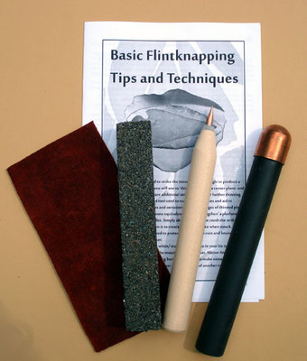 Medium Copper Bopper Knap Pack - Tools for Flint Knapping Arrowheads ...