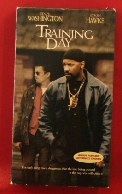 Training Day (VHS, 2002 Bonus Footage Including Alternate Ending ...