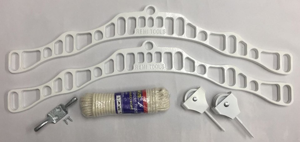 Pulley Clothes Airer Ceiling Maid Victorian Laundry Rack Maiden Kitchen ...